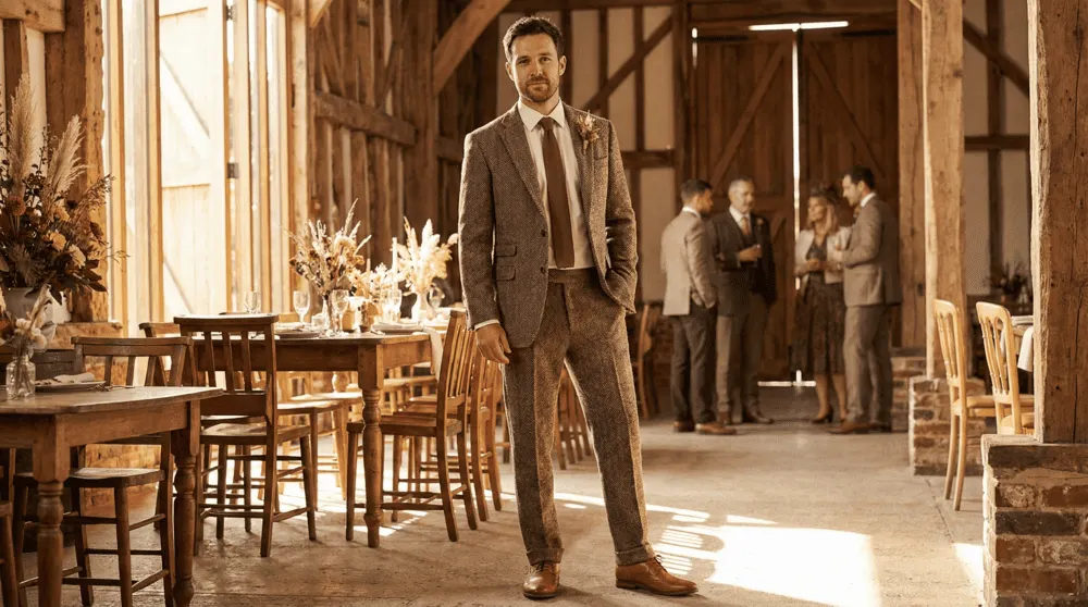 Fall wedding suits for men: Embrace autumn elegance with rich textures ...